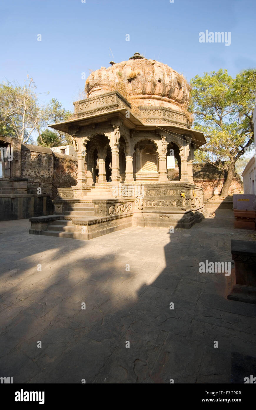 One of chhatri at Maheshwar ; Madhya Pradesh ; India Stock Photo - Alamy
