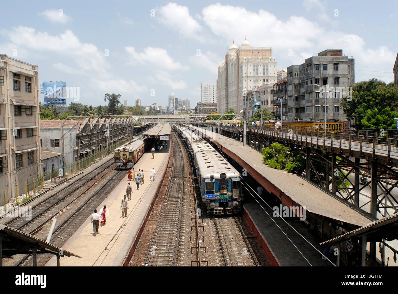 Charni road railway station ; Mumbai Bombay ; Maharashtra ; India Stock ...
