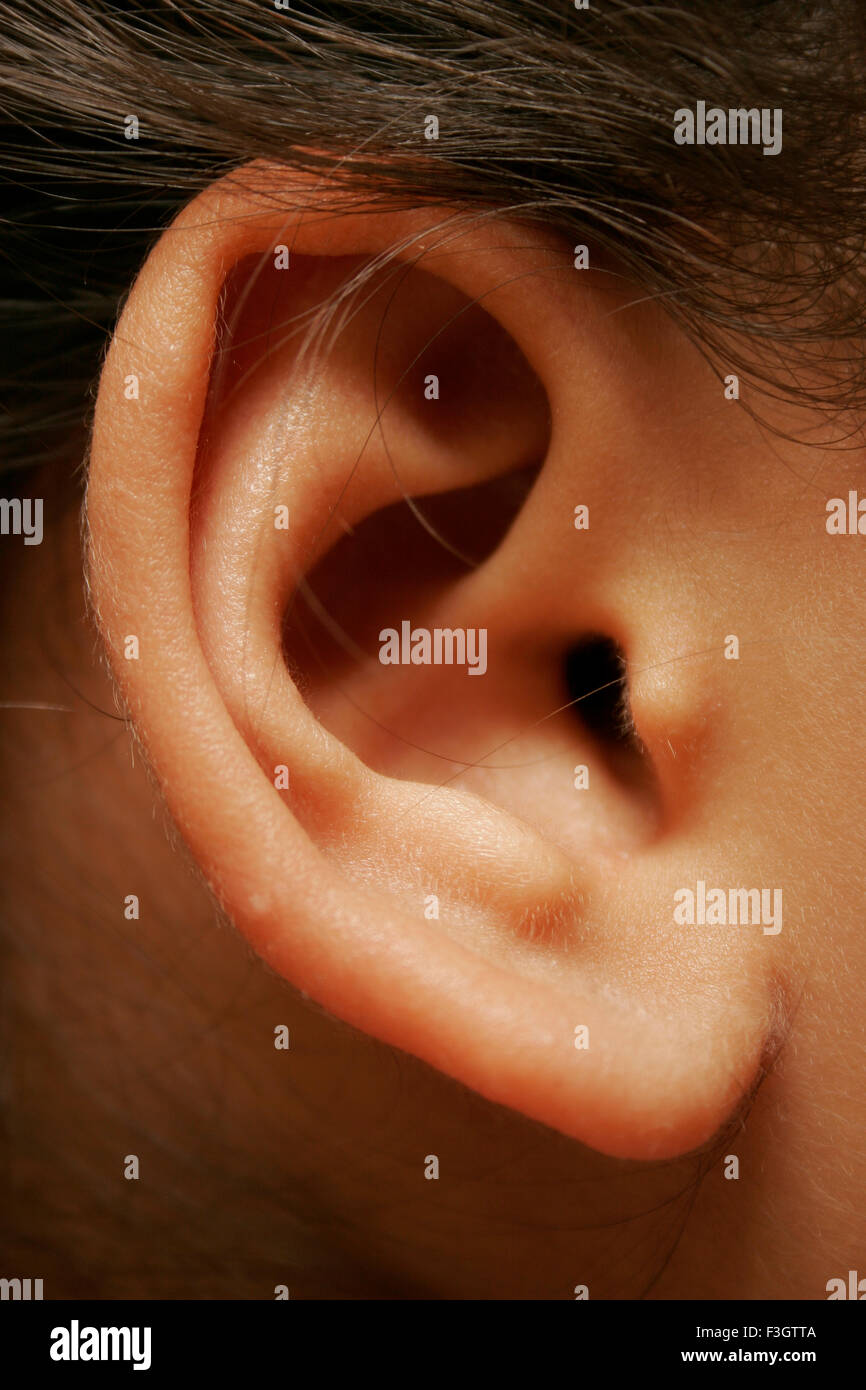Right ear hi-res stock photography and images - Alamy
