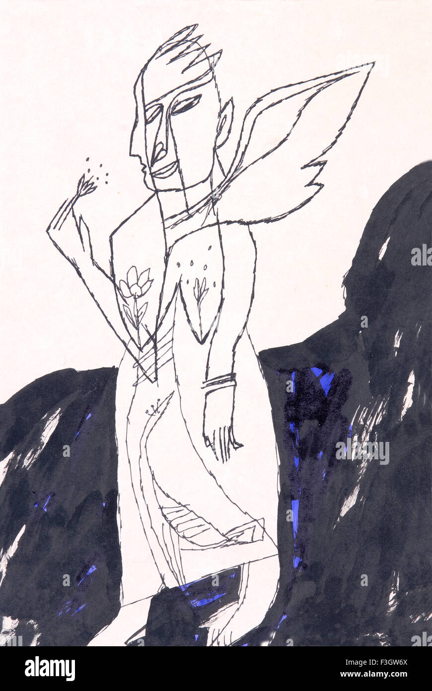 Drawing a bird hi-res stock photography and images - Alamy