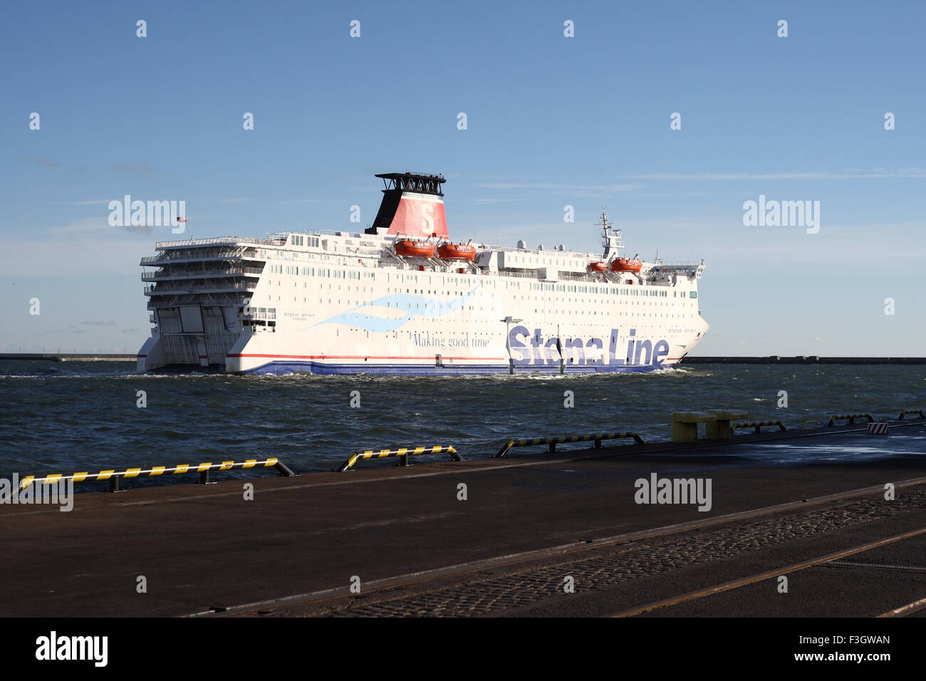 Gdynia, Poland 7th, Oct. 2015 Stena Spirit ferry belonging to Stena ...