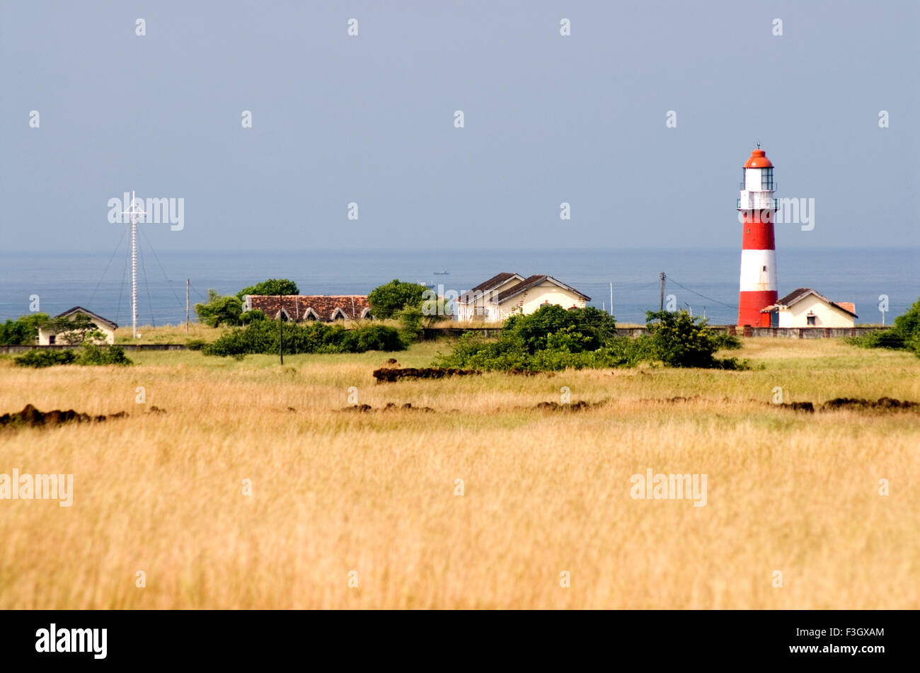 Lighthouse at Jaigadh ; district Ratnagiri ; state Maharashtra ; India ...