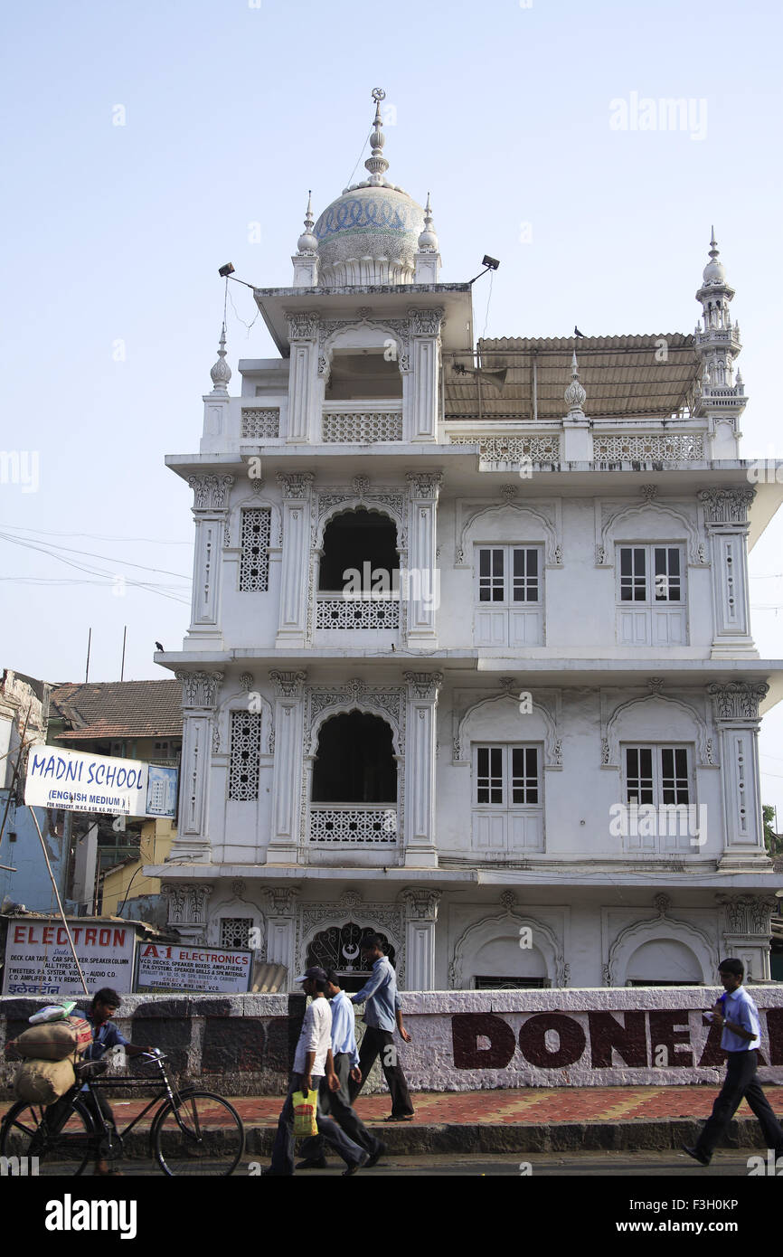 Badi masjid mosque ; Grant road ; Bombay now Mumbai ; Maharashtra ...