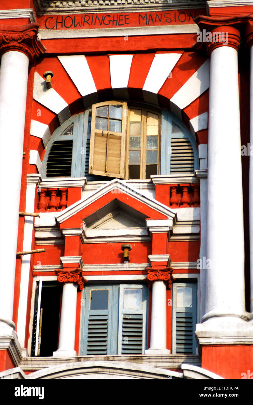 Chowringhee mansion at Park street ; Calcutta ; West Bengal ; India ...
