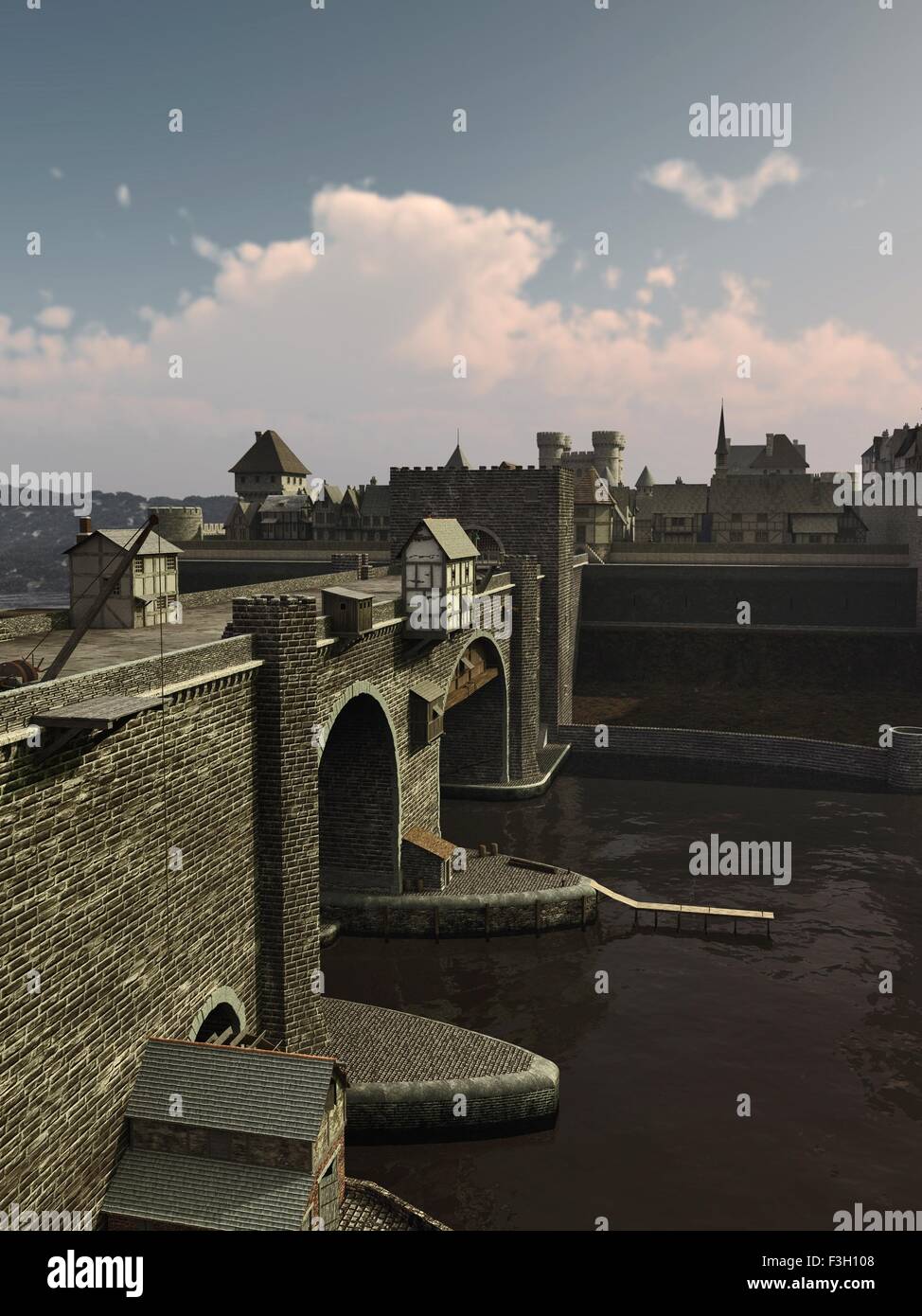 Mediaeval bridge river hi-res stock photography and images - Alamy