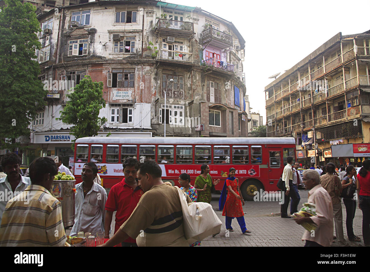Old buildings on N. Bharucha road ; Grant road ; Bombay now Mumbai ...