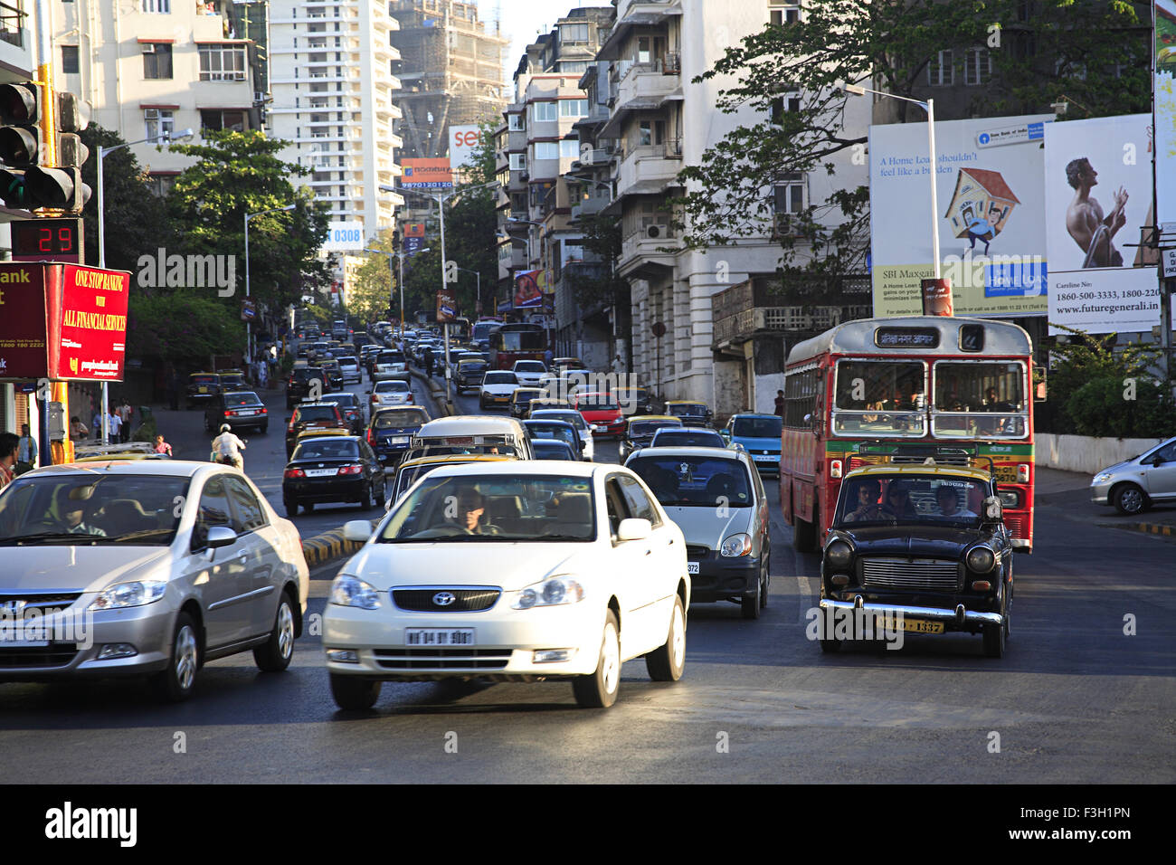 Dr. Deshmukh road called as Peddar road ; Prabhu Chowk ; Mahalakshmi ...