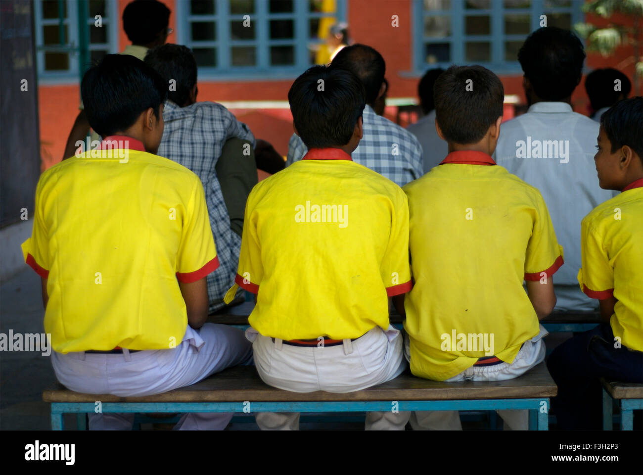 School children uniform at Nanhi Dunya school ; Doon School ; Dehradun ...