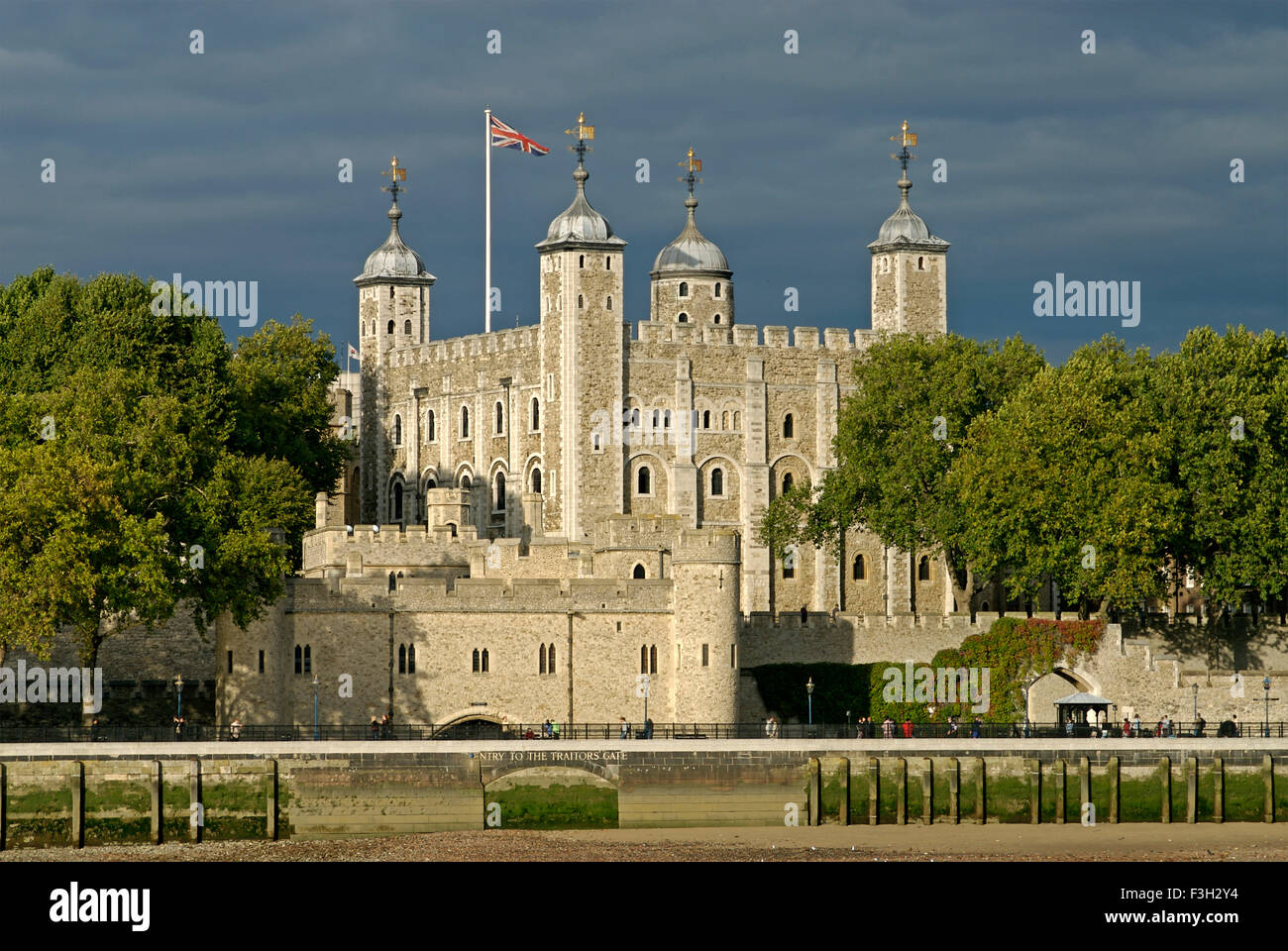 London Towers entry to Traitors Gate ; London ; U.K. United Kingdom ...