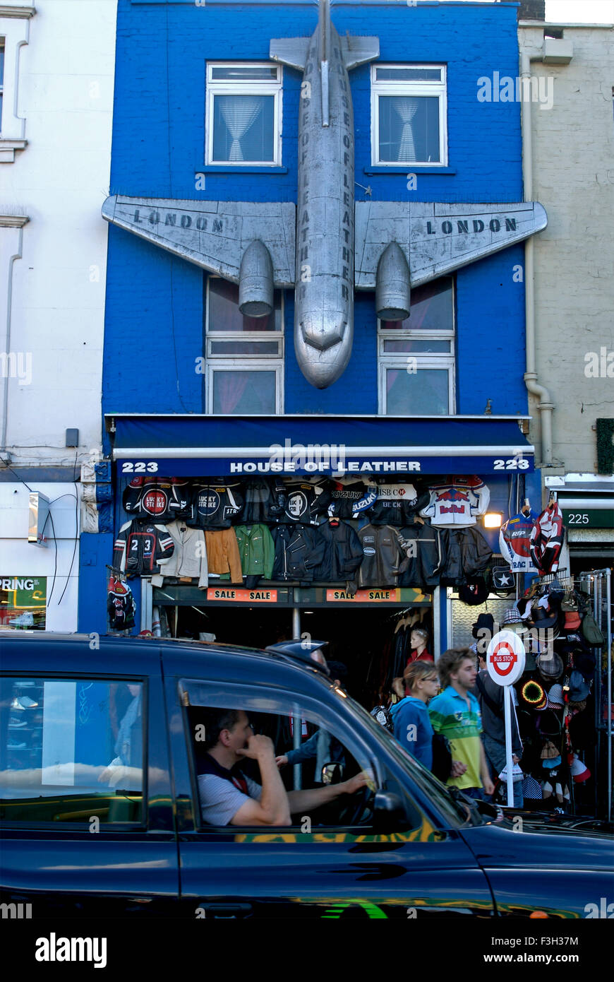 Leather goods store in Camden town market ; London ; U.K. United ...