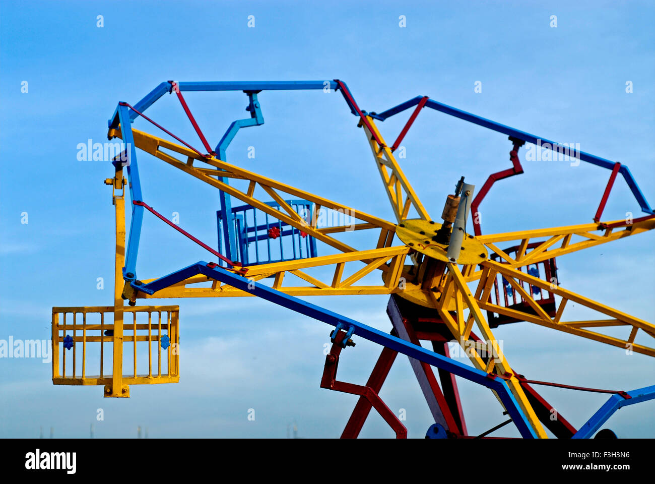 Mini giant wheel for children at race course ground at Rajkot ; Gujarat ...