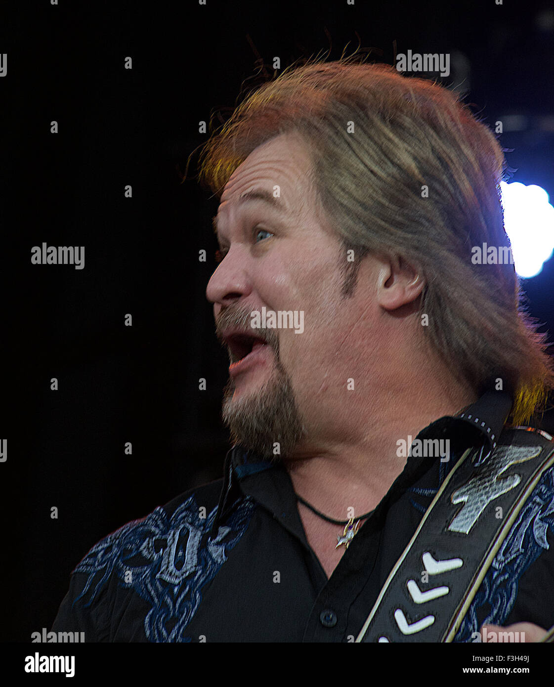 Travis Tritt in performance at the Kicker Country Music Festival and ...