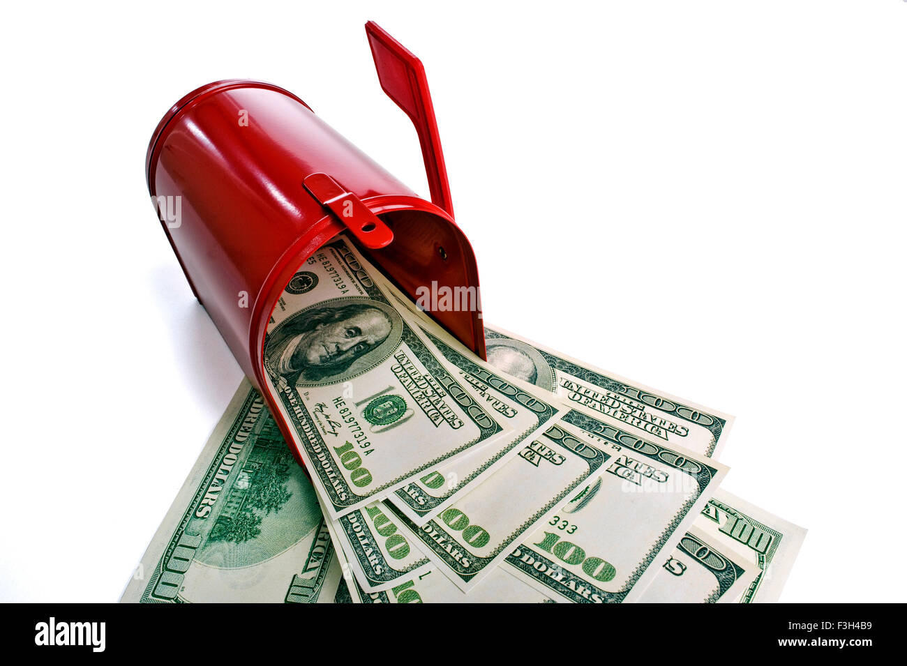 Money in the Mail Stock Photo - Alamy