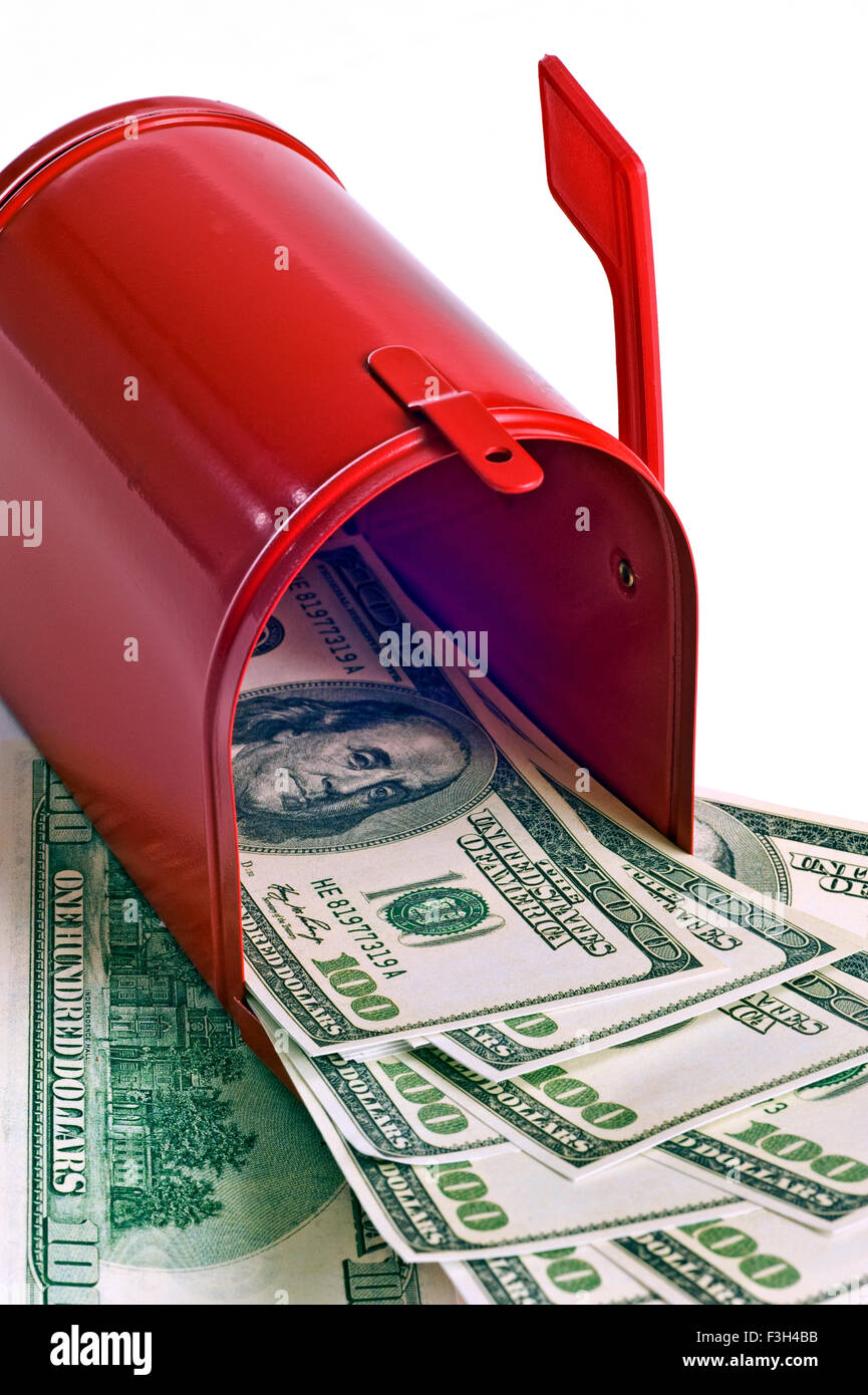 Green mailbox us hi-res stock photography and images - Alamy