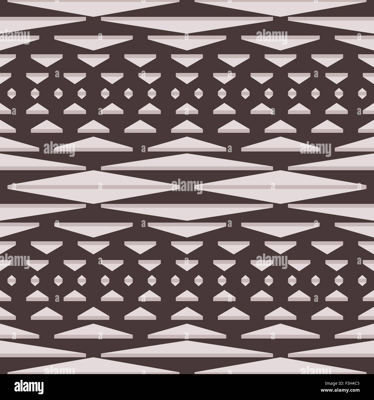 A modern seamless pattern using various geometric shapes like triangles ...