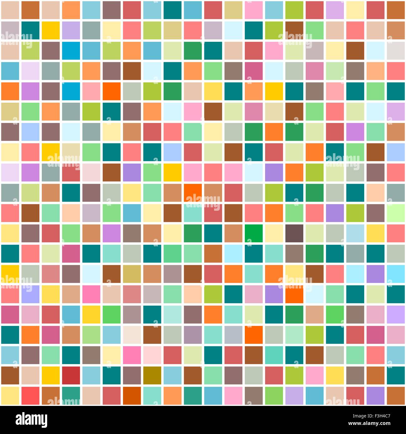 A modern seamless pattern using colorful square pixels Stock Vector ...