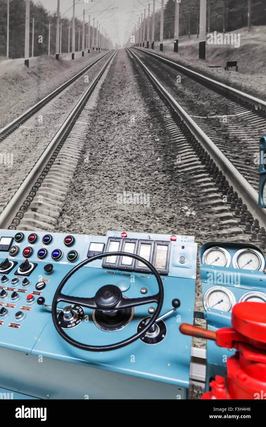 Train control panel hi-res stock photography and images - Alamy