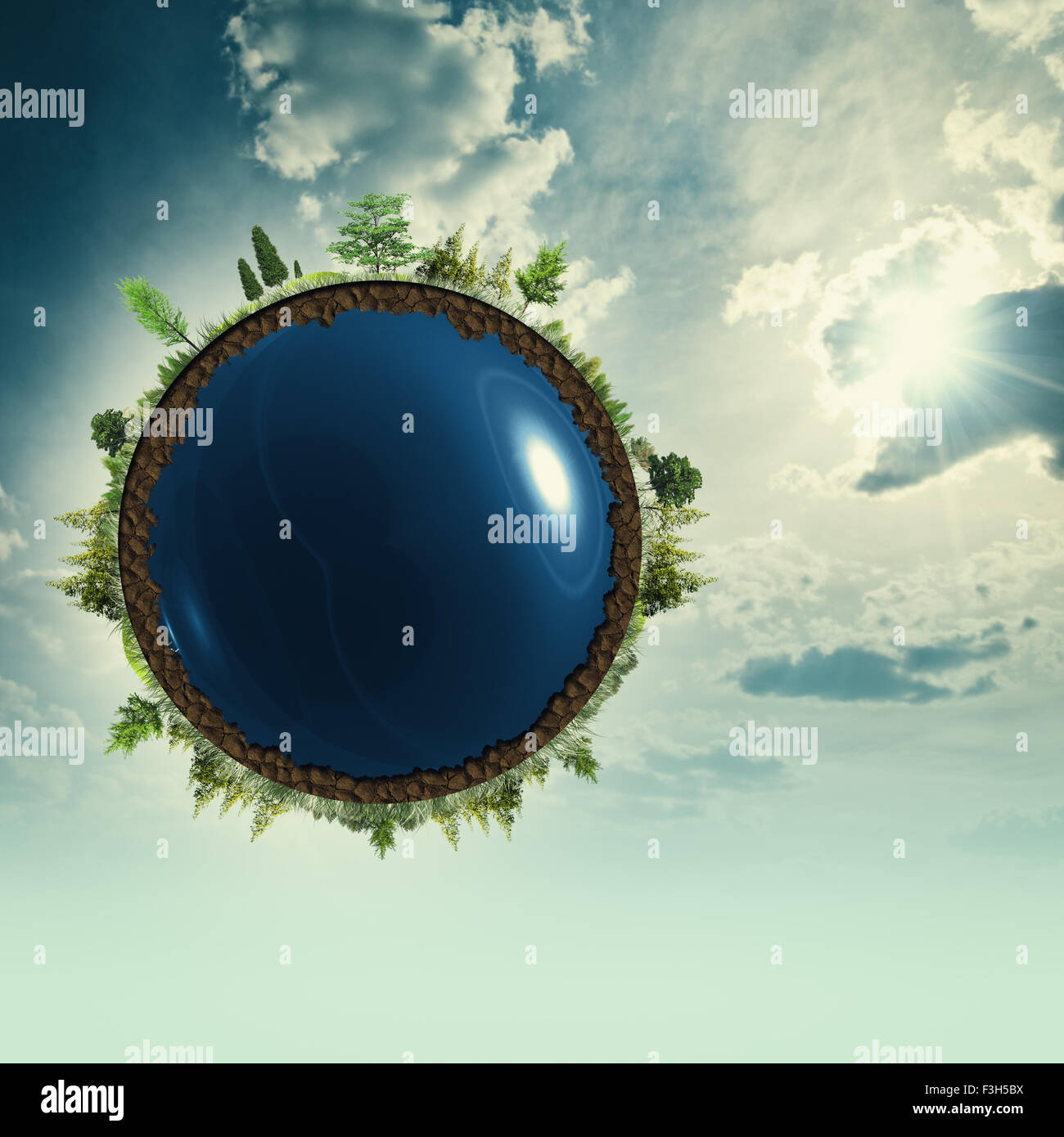 Earth at the skies, abstract environmental backgrounds Stock Photo - Alamy