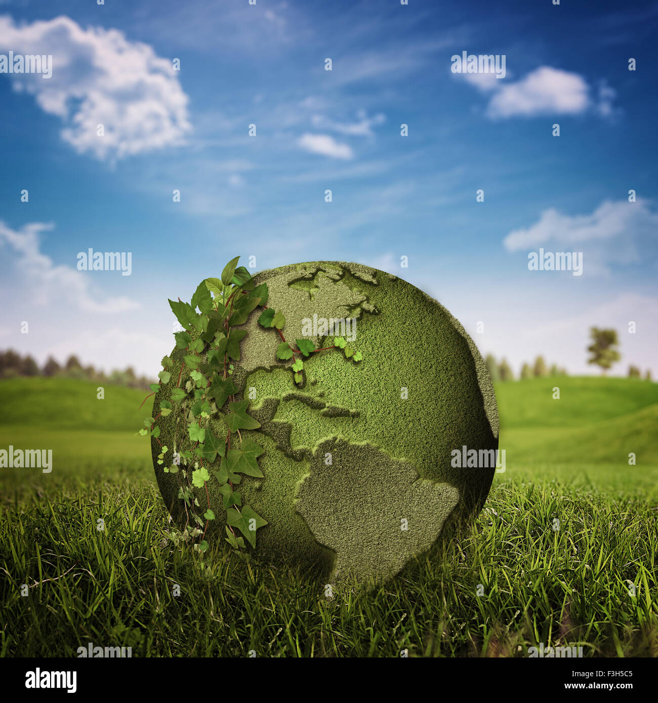 Green Planet, abstract environmental backgrounds Stock Photo - Alamy