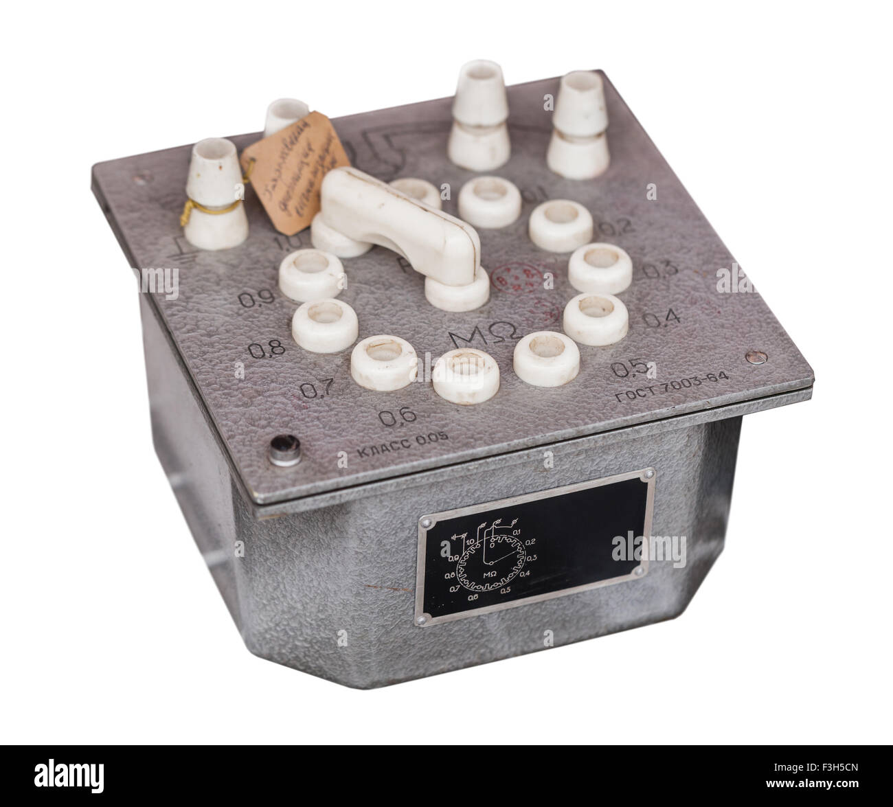 old measuring instrument the voltage voltmeter Stock Photo - Alamy