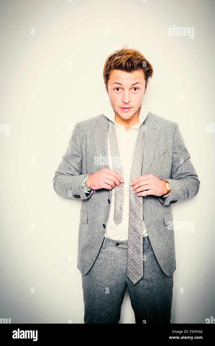 Man wearing tie hi-res stock photography and images - Alamy