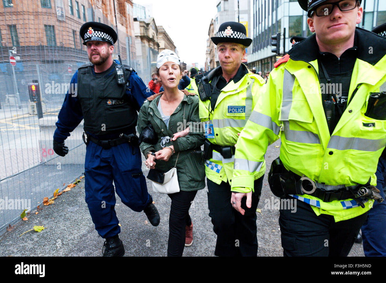 Mcr protest hi-res stock photography and images - Alamy