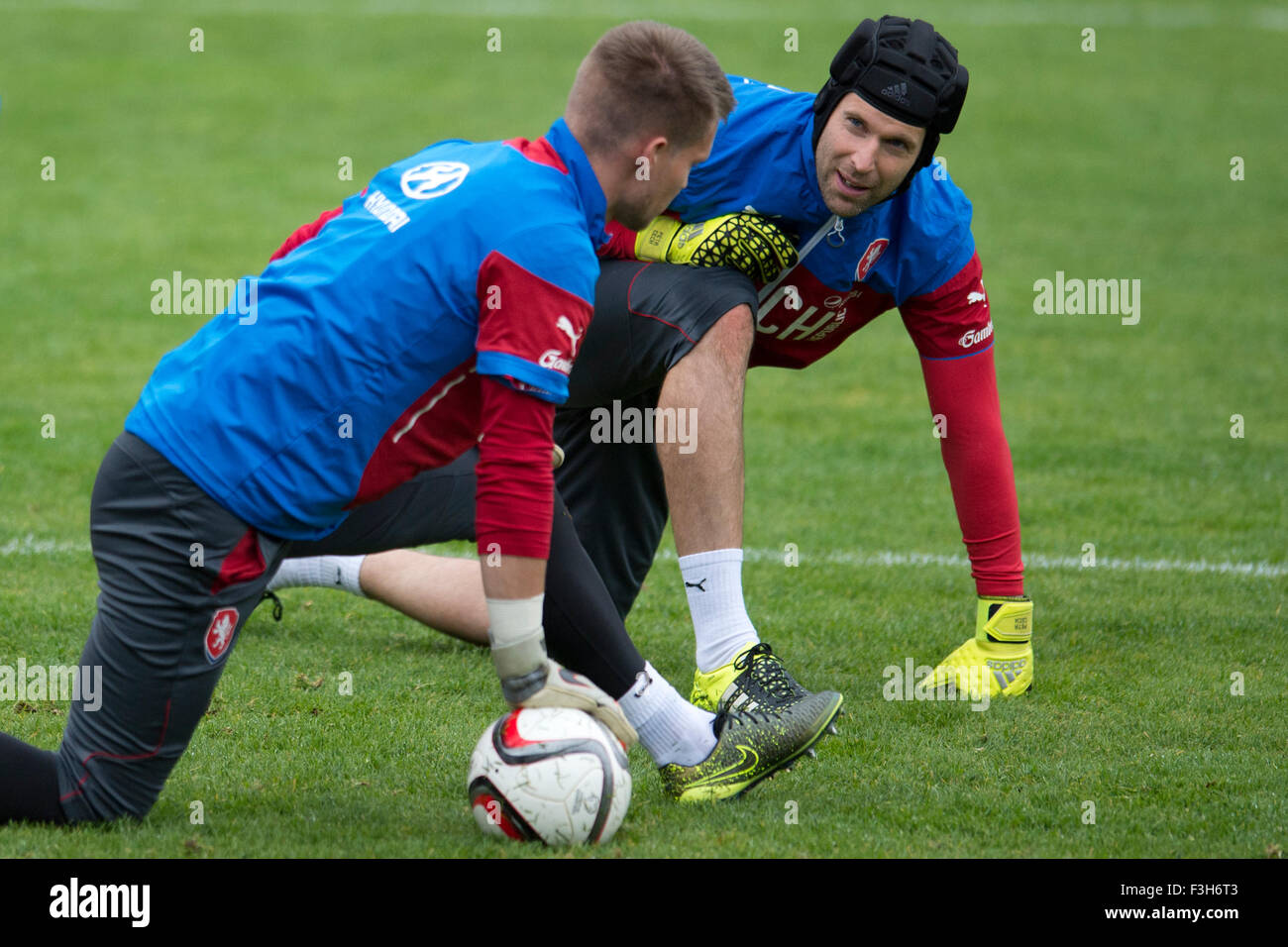 Prague, Czech Republic. 07th Oct, 2015. Czech soccer team pictured ...