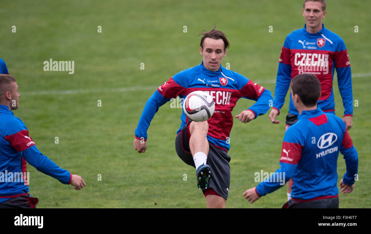Prague, Czech Republic. 07th Oct, 2015. Czech soccer team pictured ...