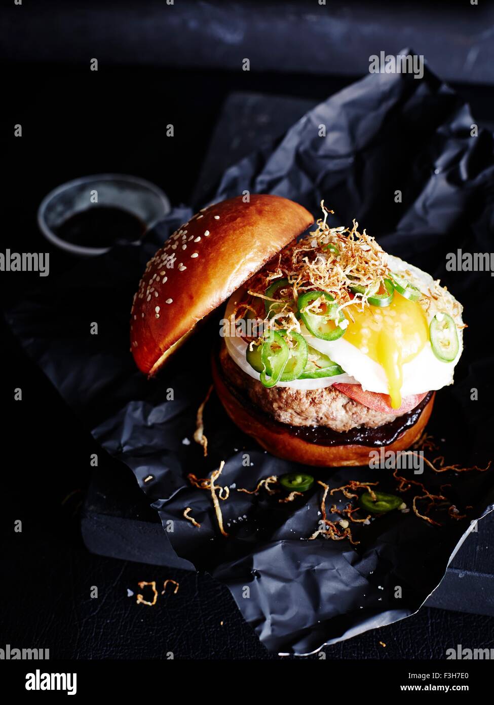 Pakistan Burger, close-up Stock Photo - Alamy
