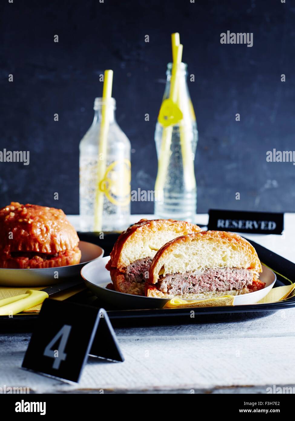 Turkish Burger, close-up Stock Photo - Alamy