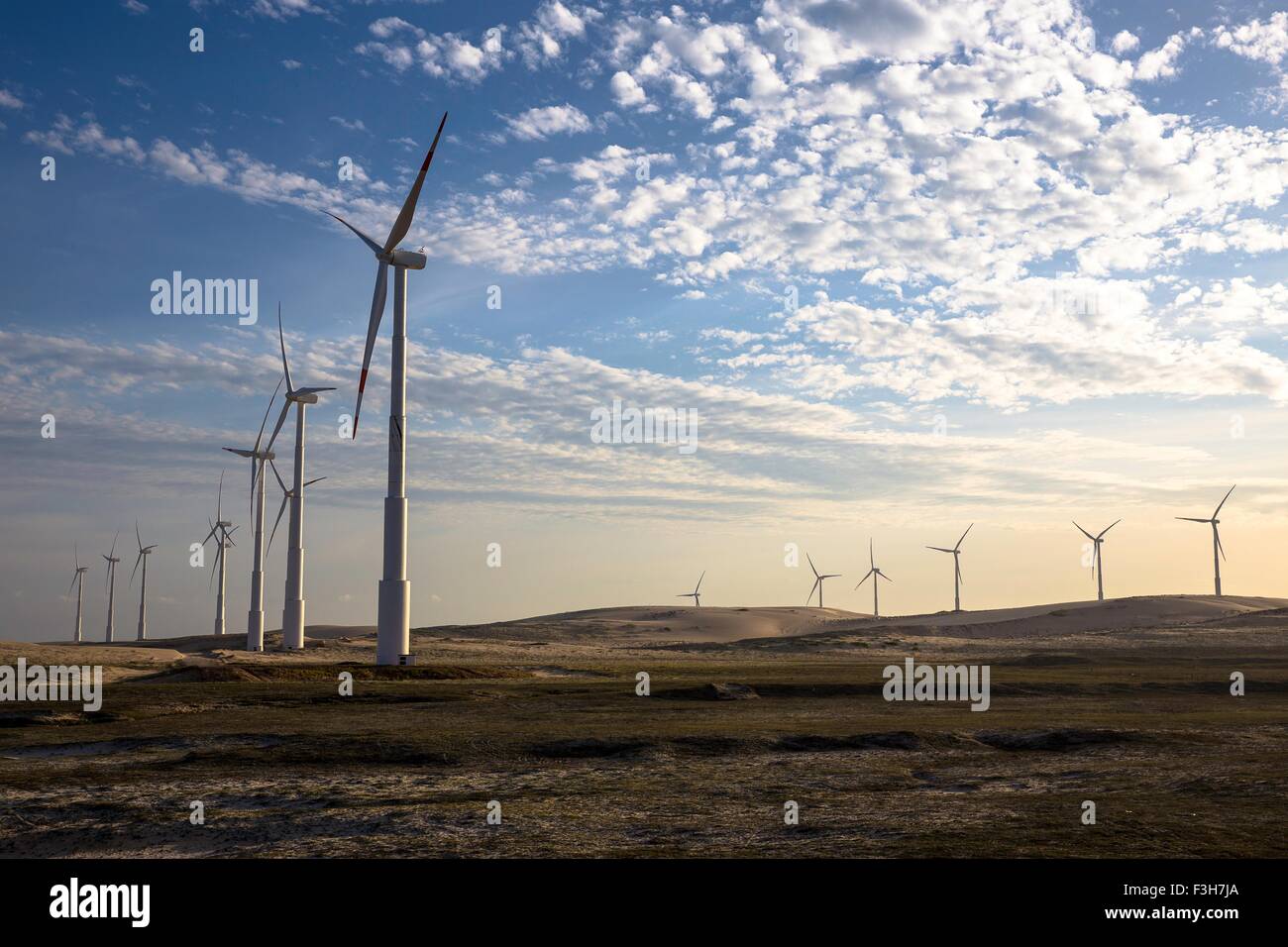 Wind turbines row hi-res stock photography and images - Alamy