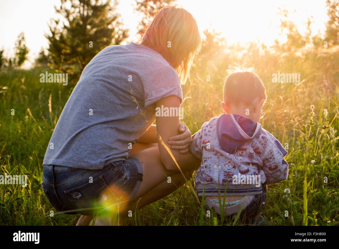 Russia mother son hi-res stock photography and images - Alamy