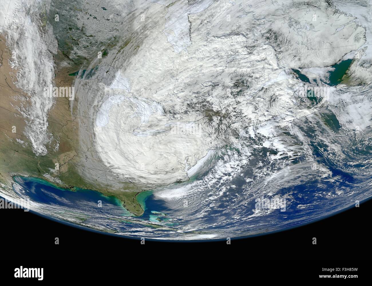 Hurricane sandy NASA earth observatory Stock Photo - Alamy