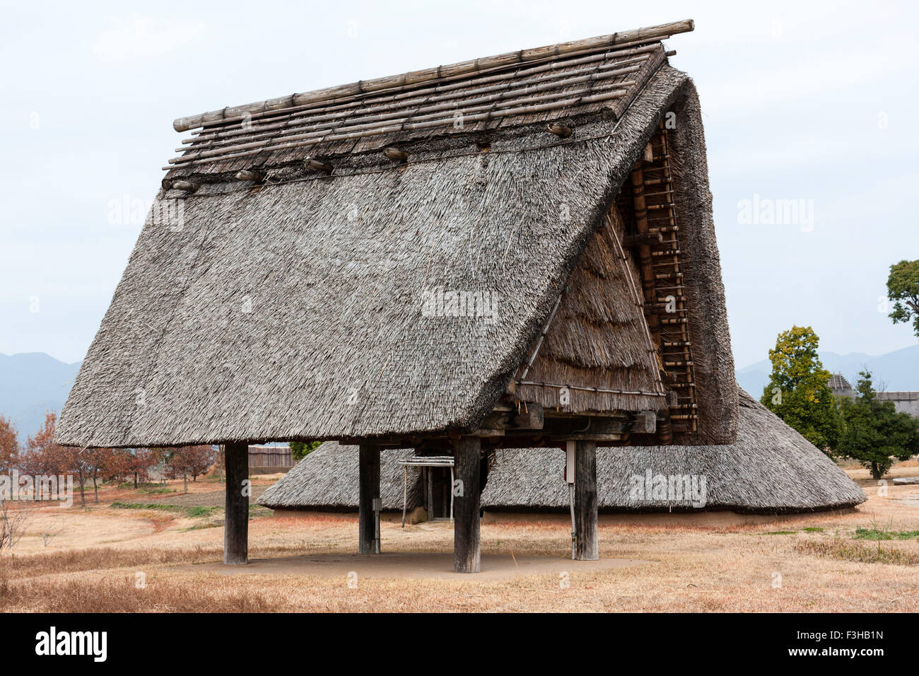 Yoshinogari Park, Japan. Yayoi reconstructed settlement. Minami no Mura ...
