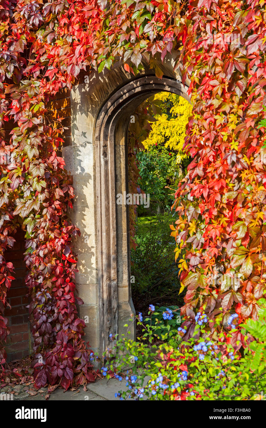 A beautiful passageway at Pembroke College in Cambridge, UK Stock Photo ...