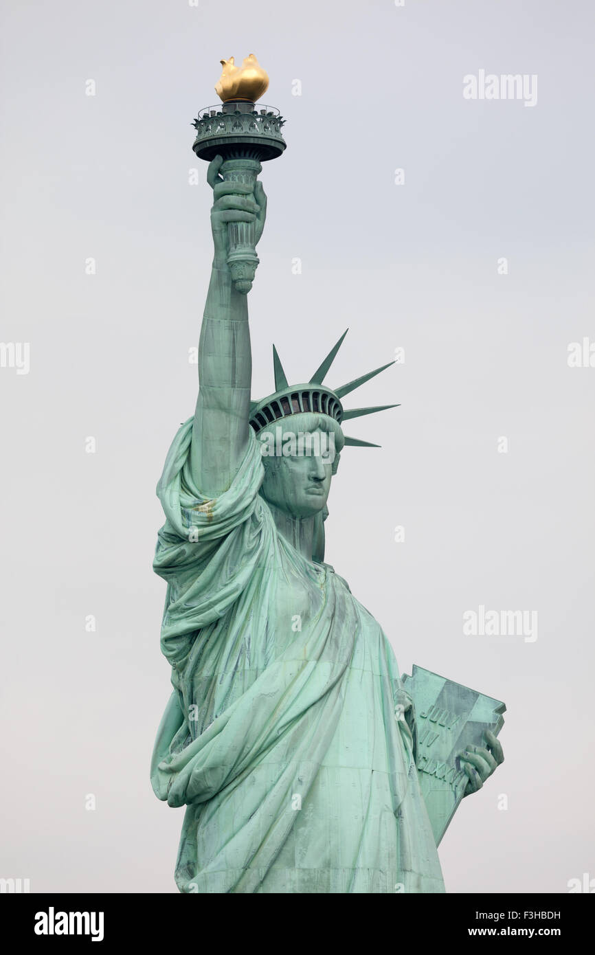 The Statue of Liberty is a colossal copper statue, designed by Auguste ...