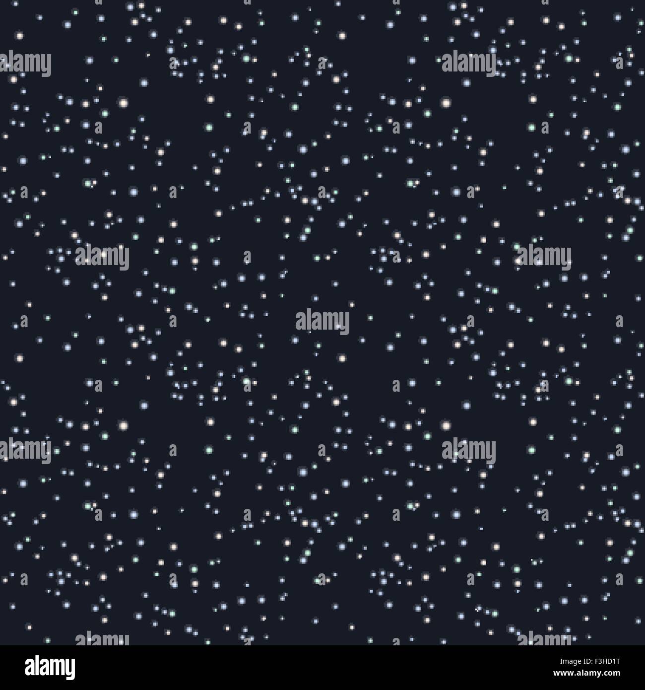 Many stars on dark night sky seamless pattern Stock Vector Image & Art ...
