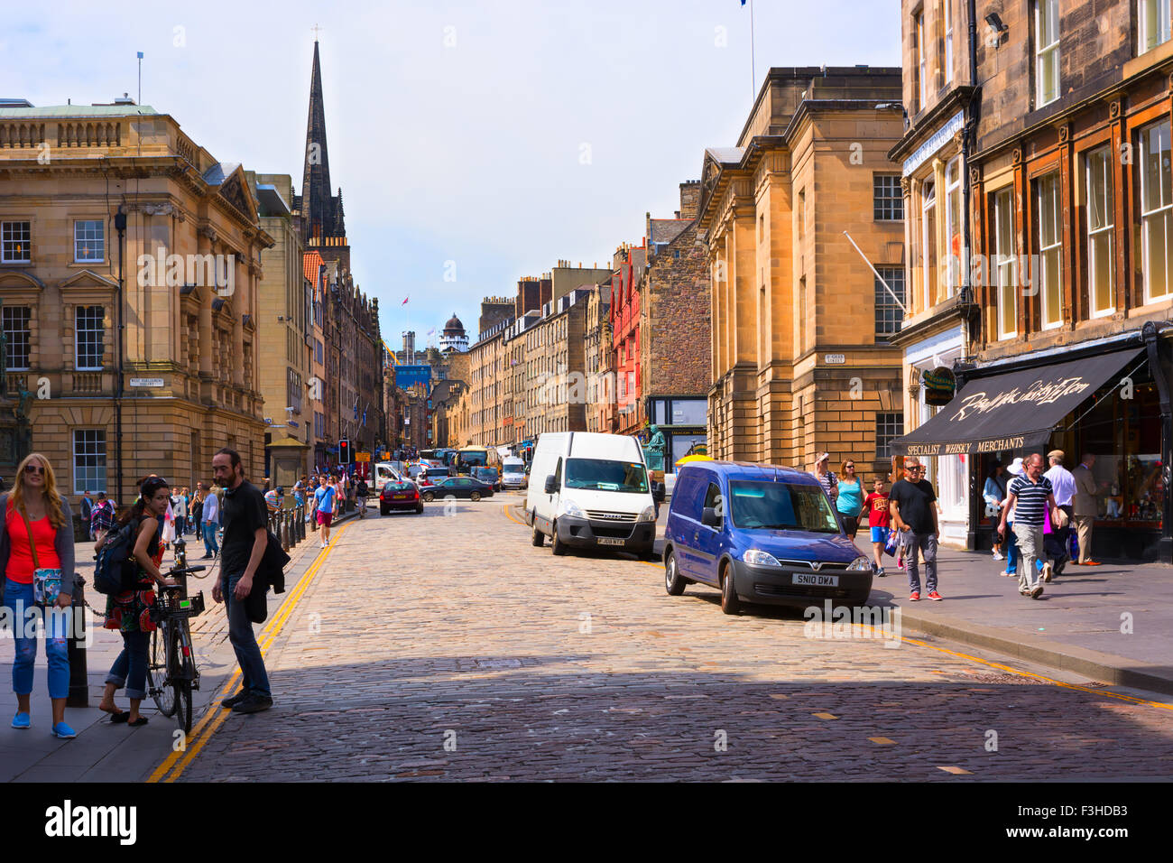 Medieval scottish town hi-res stock photography and images - Alamy