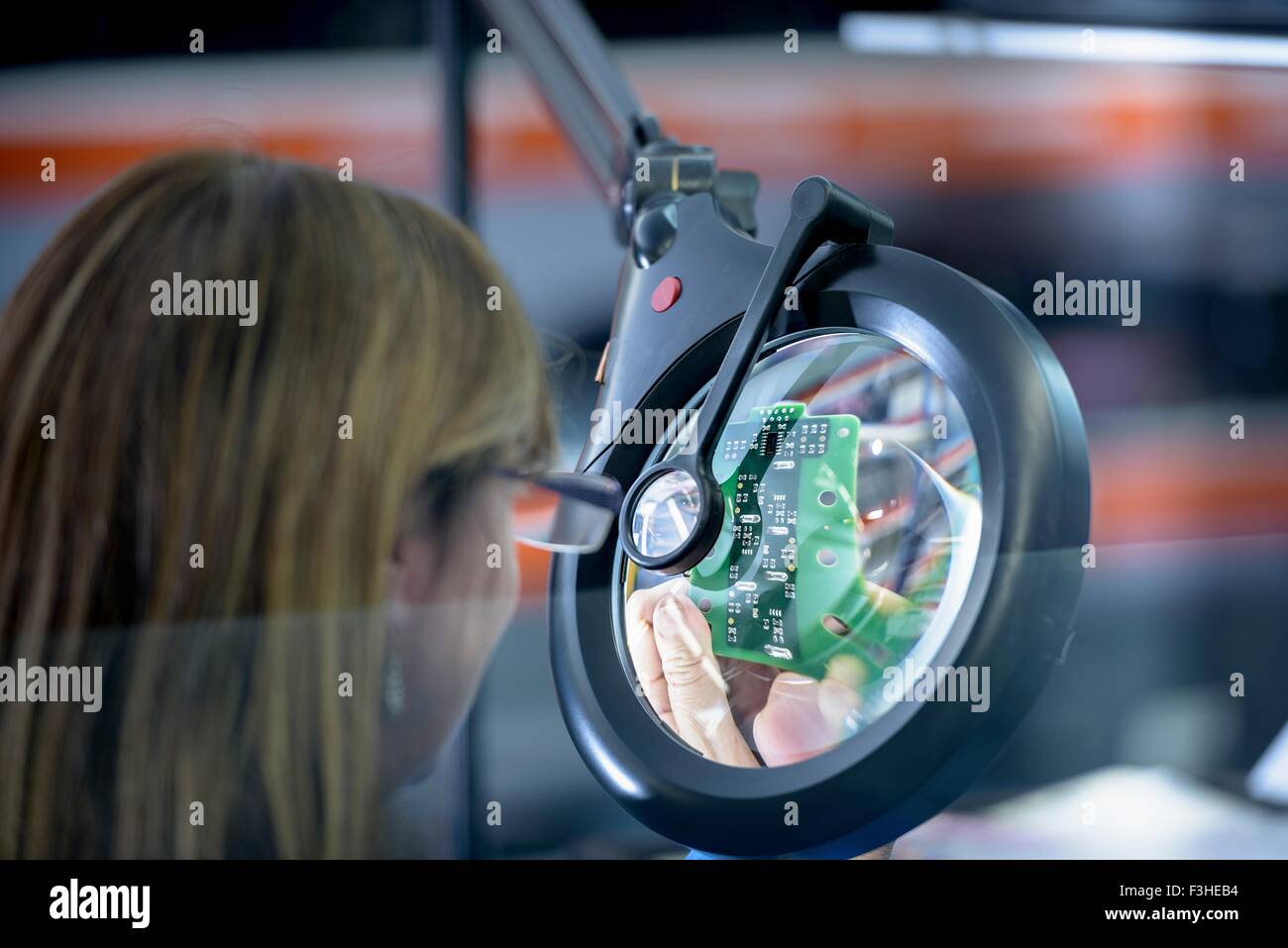 Soldering Of Electronic Circuit Board High Resolution Stock Photography ...