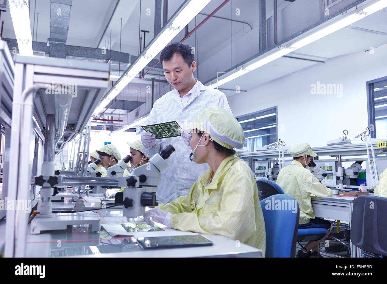 Supervisor production china hi-res stock photography and images - Alamy