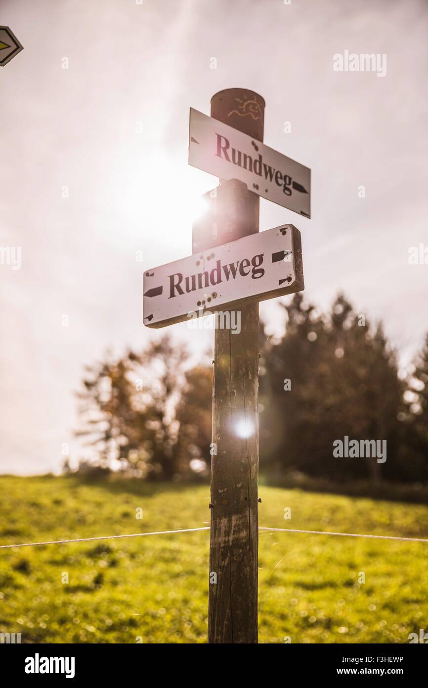 Pointing directions hi-res stock photography and images - Alamy