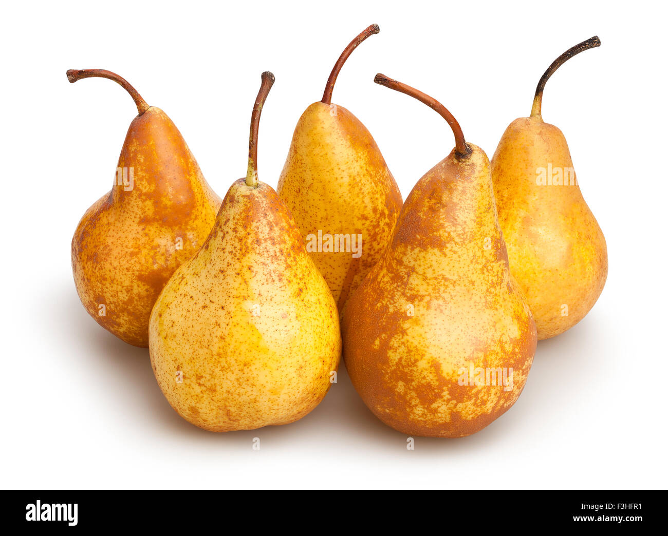 yellow pears isolated Stock Photo - Alamy