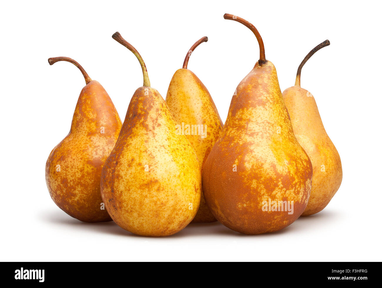 yellow pears isolated Stock Photo - Alamy