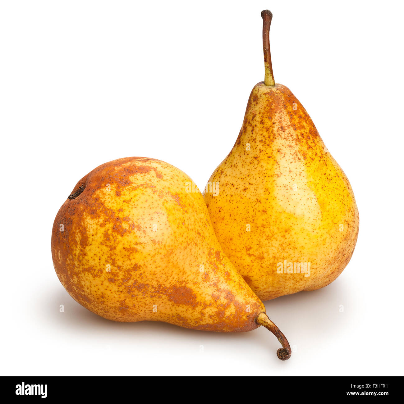 yellow pears isolated Stock Photo - Alamy