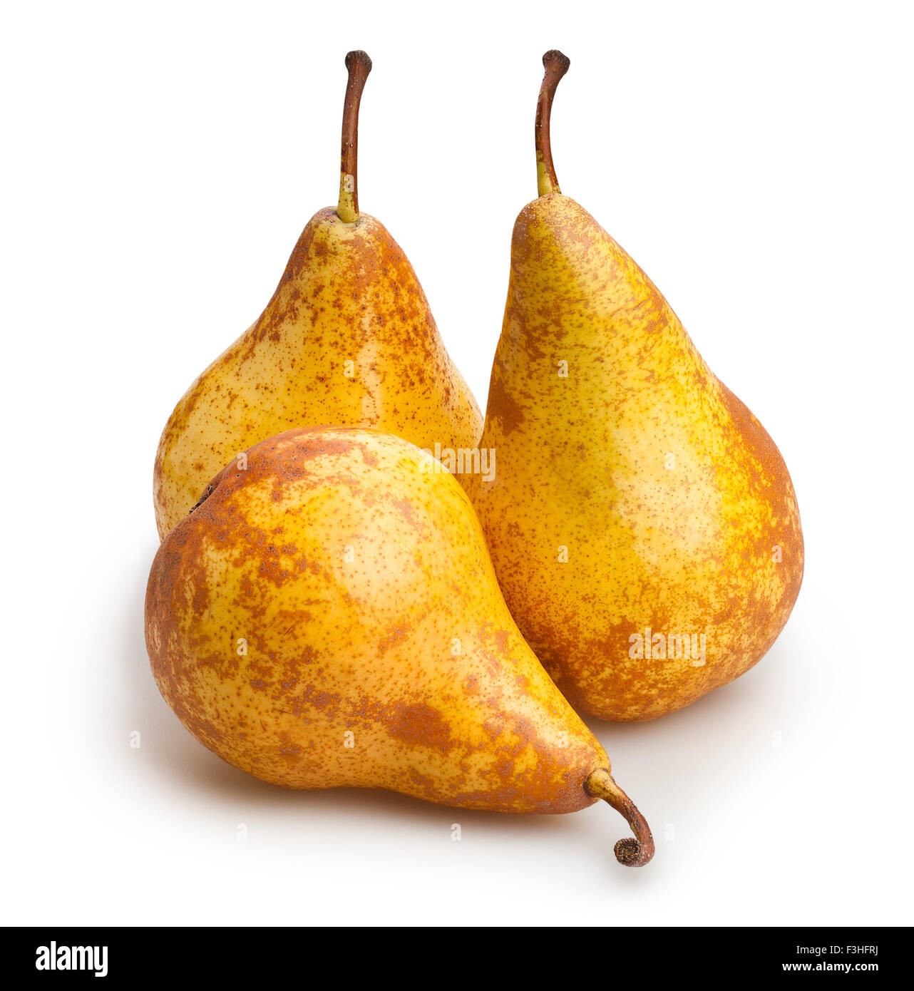 yellow pears isolated Stock Photo - Alamy