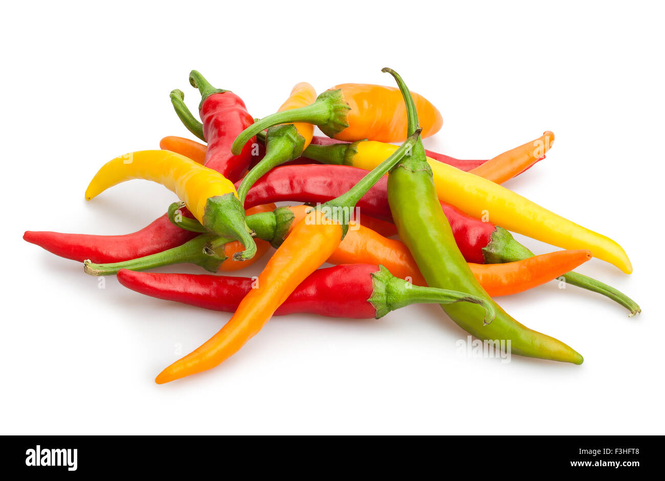 chilli peppers isolated Stock Photo - Alamy