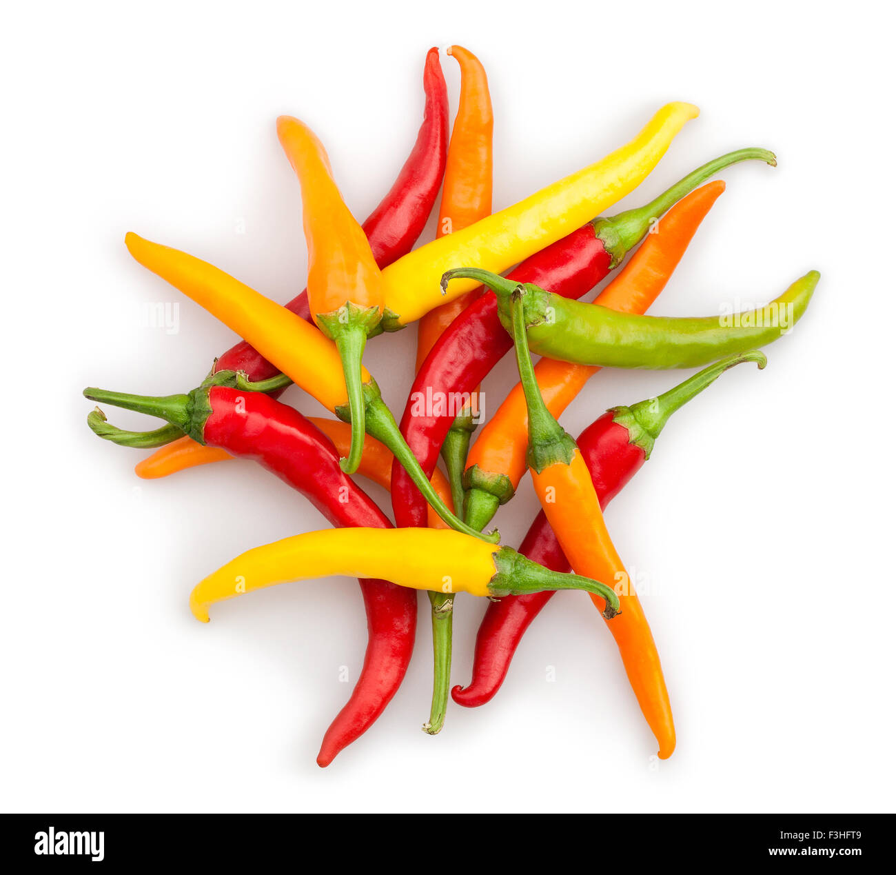 chilli peppers isolated Stock Photo - Alamy