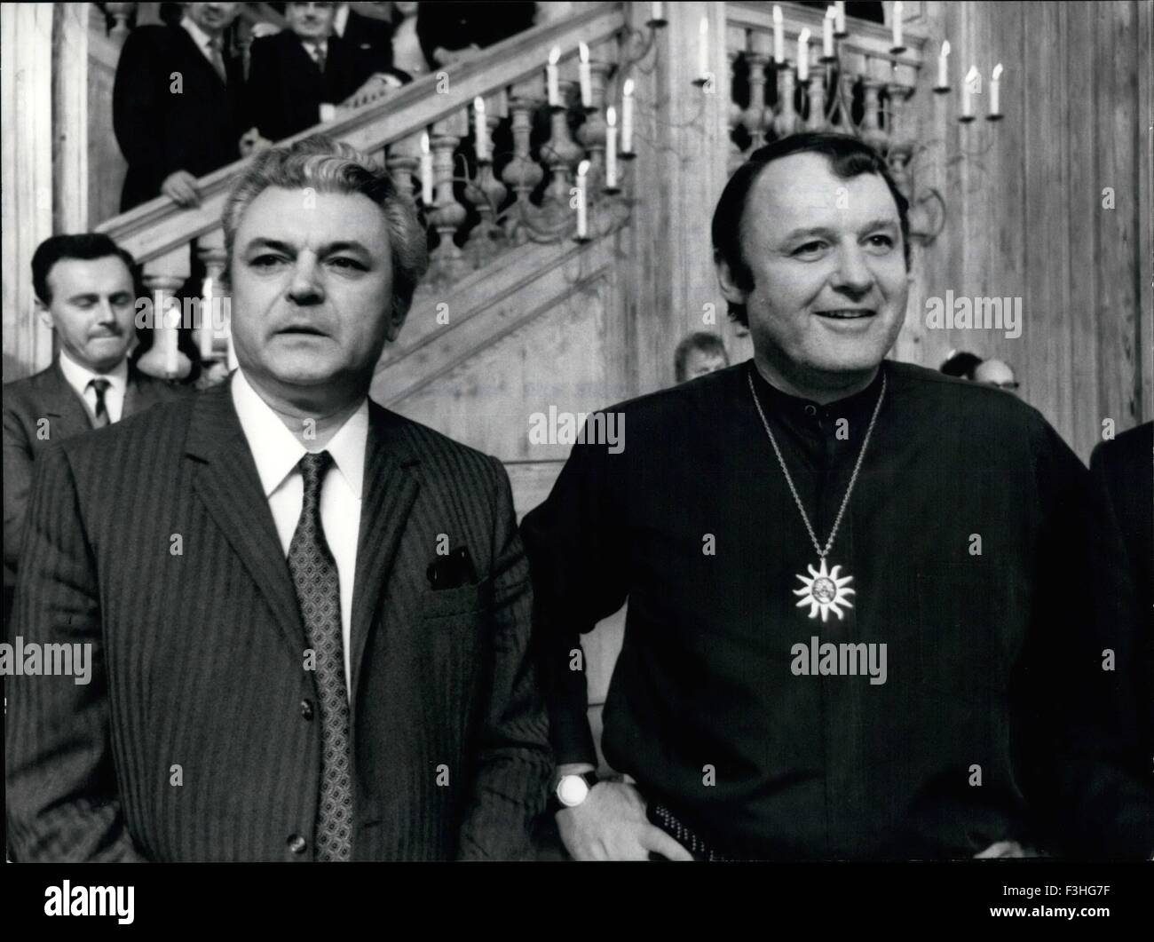 1970 - At the occasion of the beginning of the film Waterloo a great ...