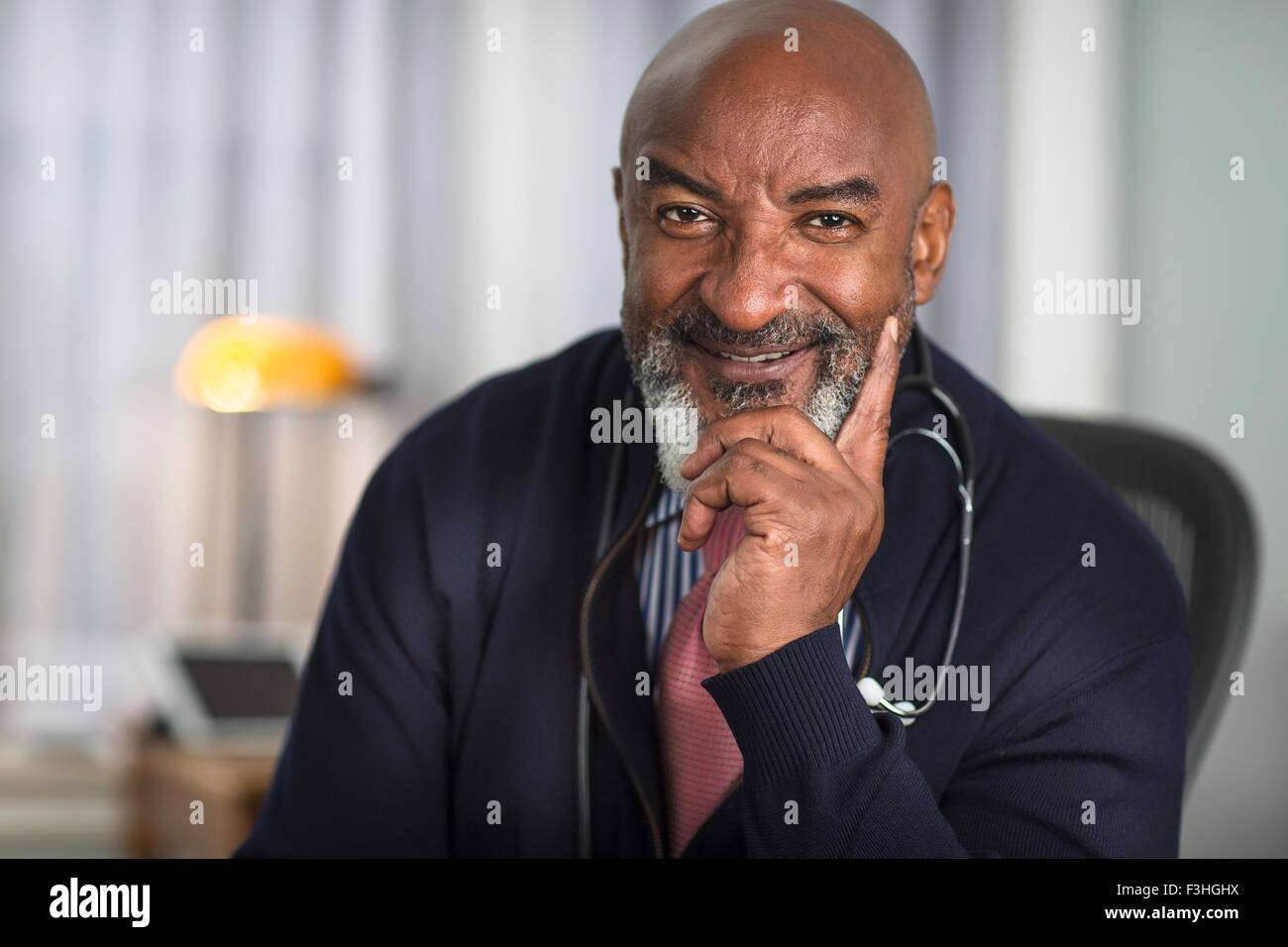 Bald doctor hi-res stock photography and images - Alamy
