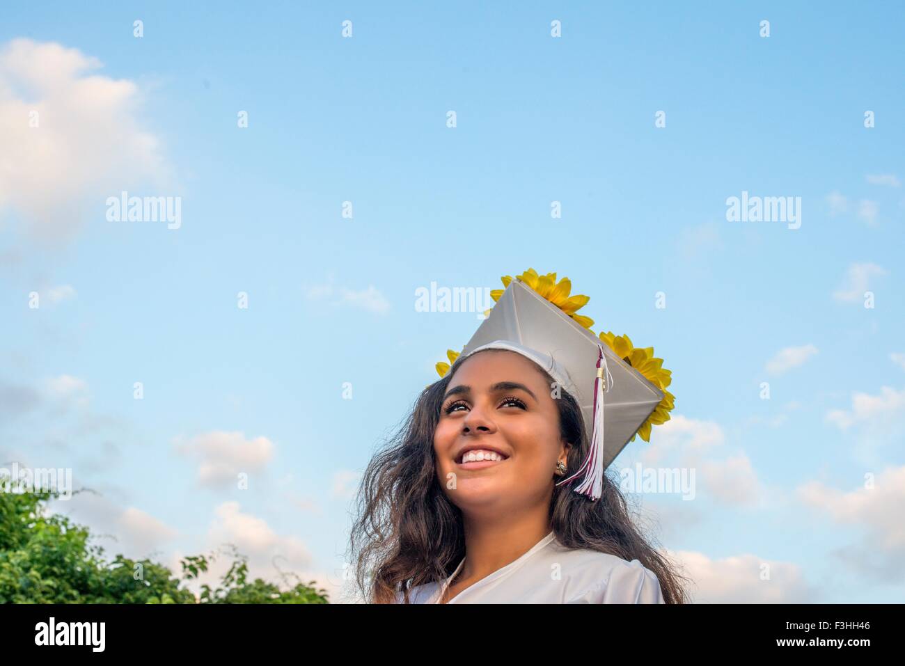 Portrait of student at graduation Stock Photo - Alamy